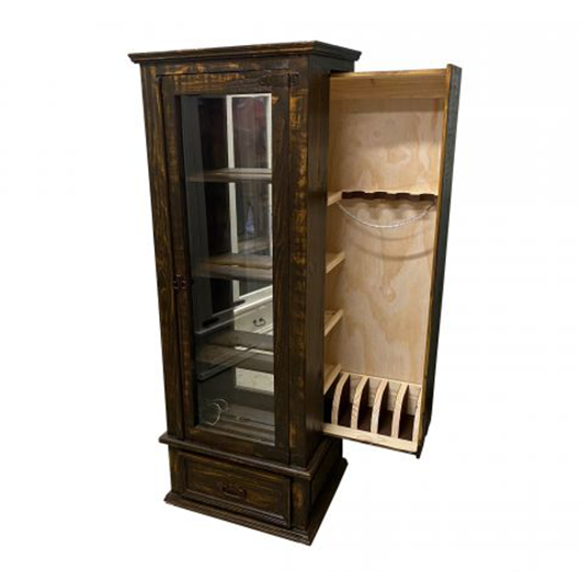 Rustic Gun Cabinets - American Oak and More | American Oak and More